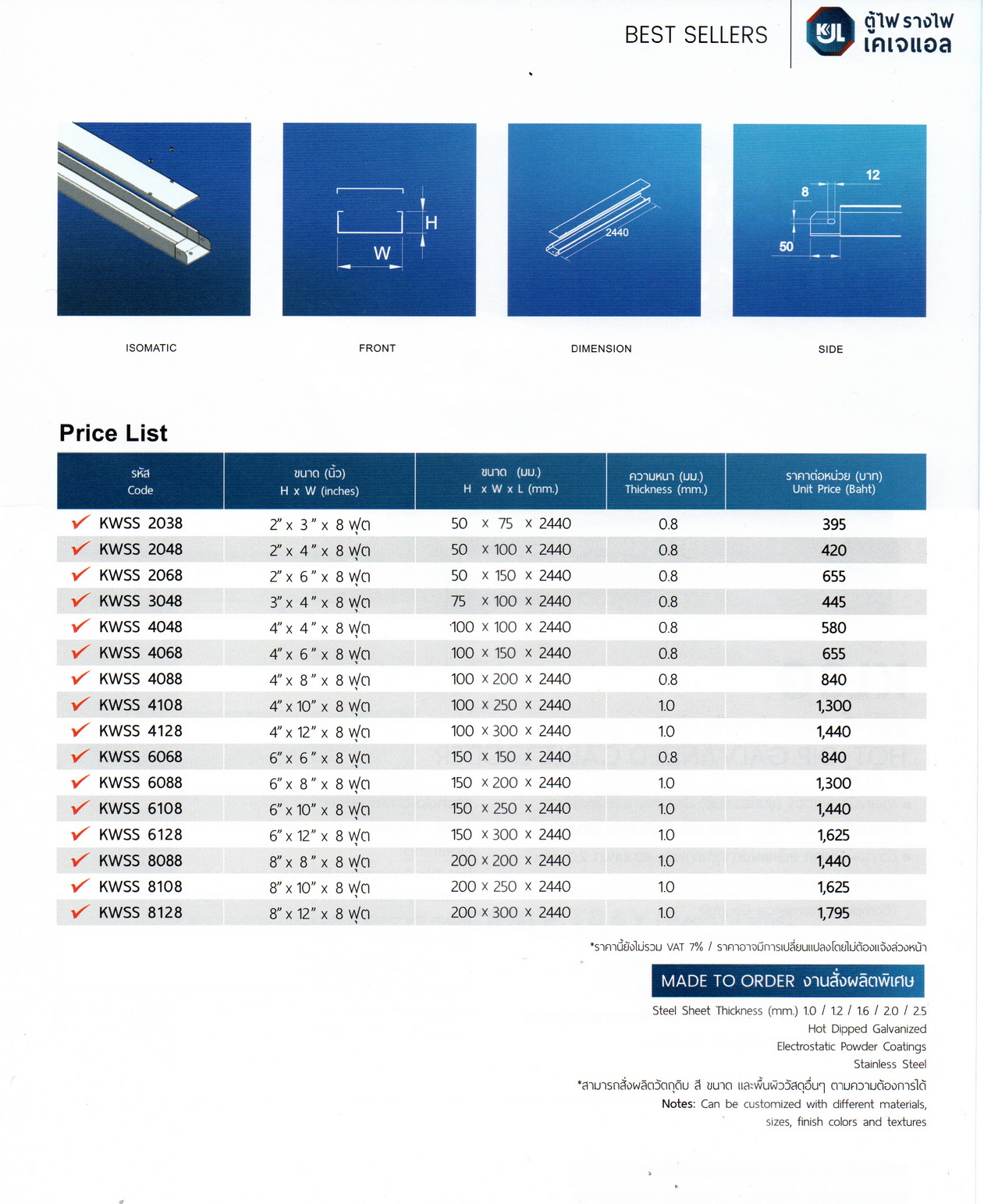 รางWireway KJL :: V.R. (1991) Co.,Ltd